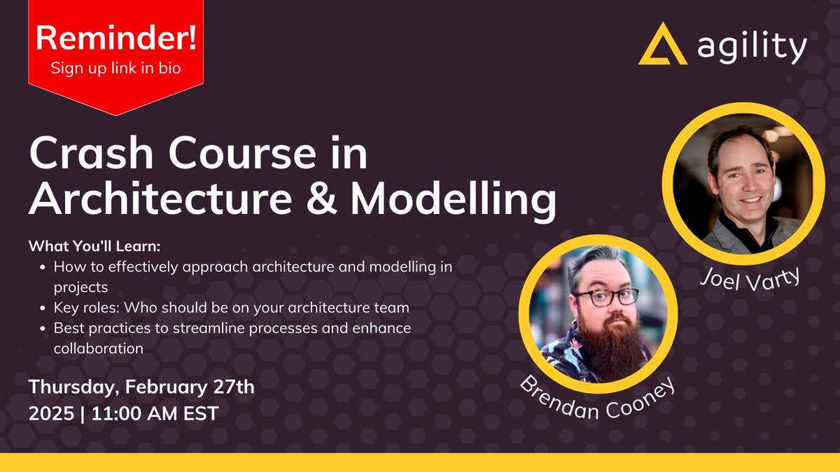 Crash Course on Architecture & Modelling | Agility CMS