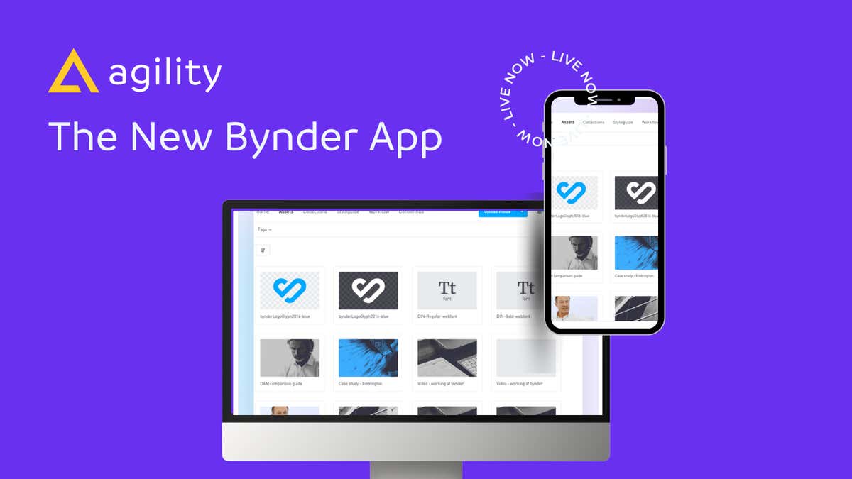 The New Agility CMS + Bynder Integration