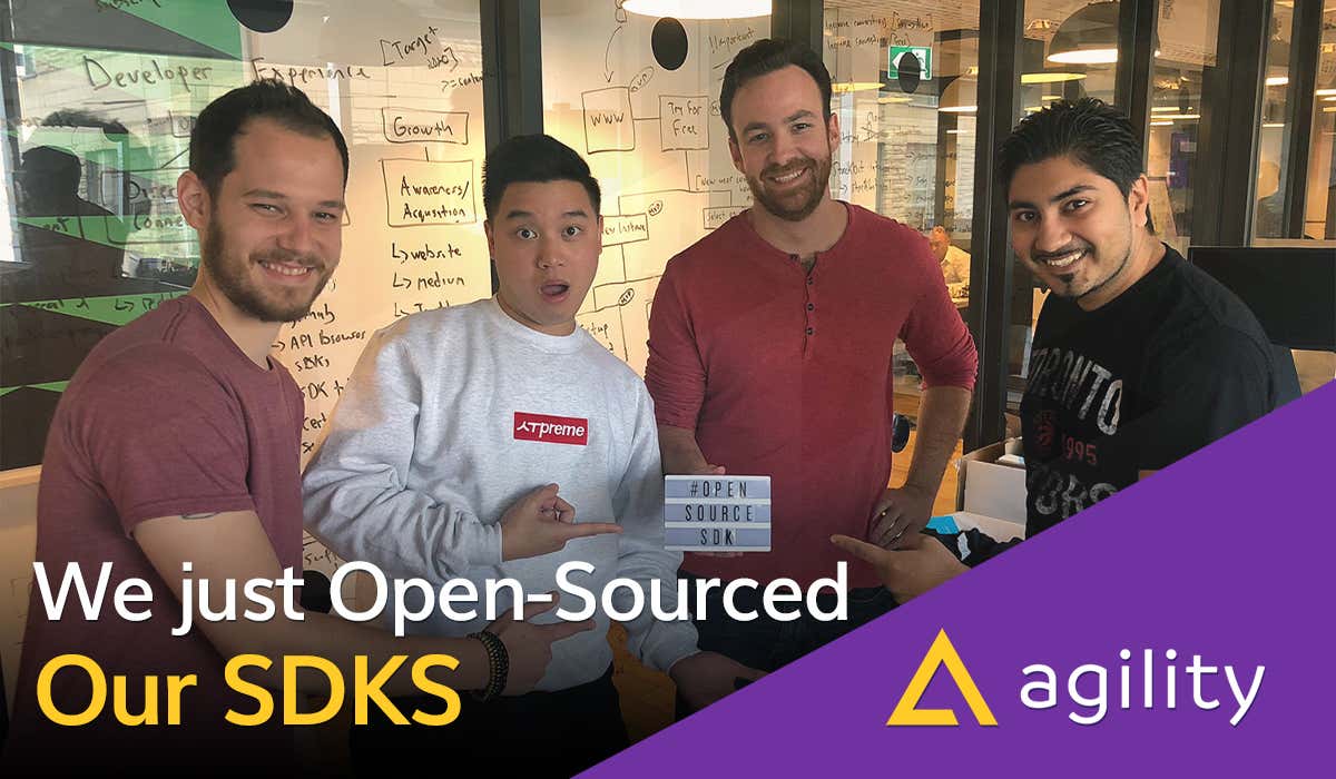 We just open-sourced our SDKs | Agility CMS
